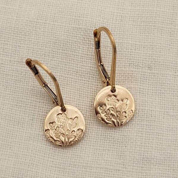 Stamped Earrings - Etsy