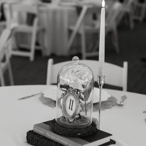 Fairytale Wedding Centerpieces | Glass Cloche Table Numbers With ...