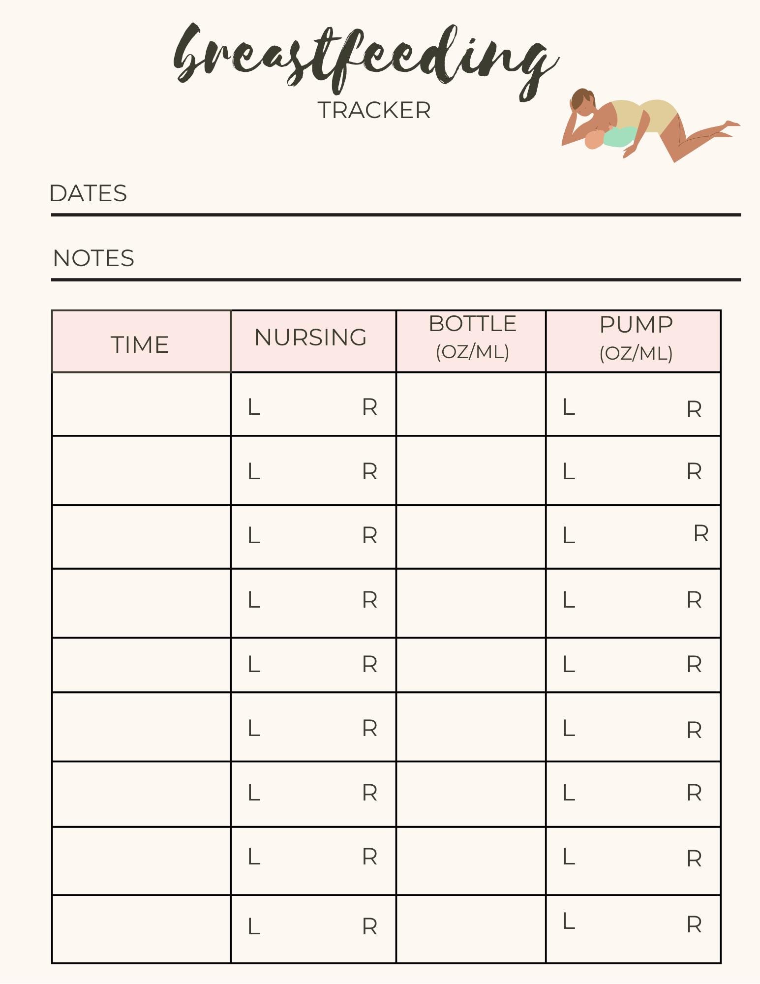 Mommy Mode Daily Planner - Printable + Editable 11 Page New Mom ...