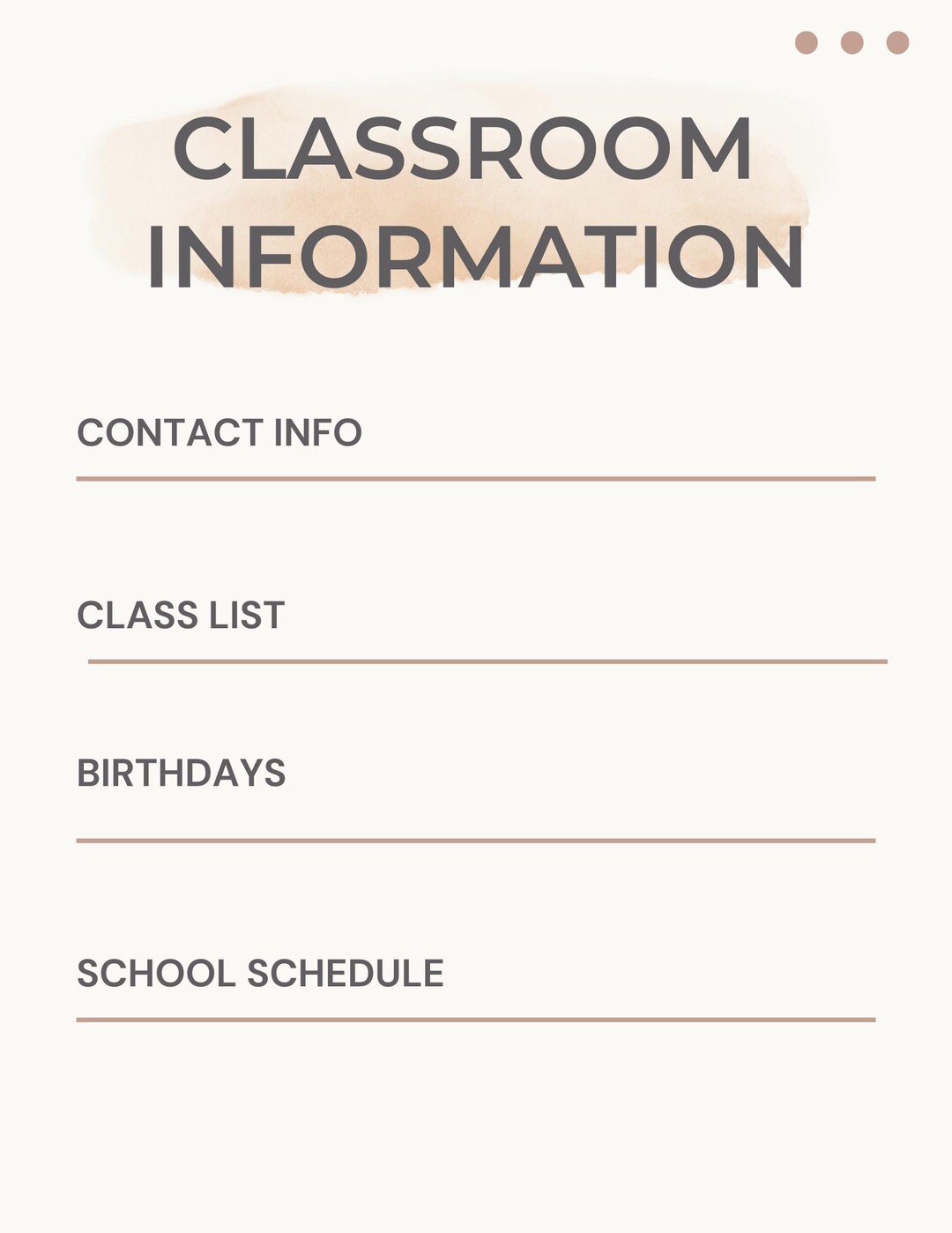 Editable Teacher Starter Kit - Etsy