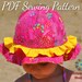 Sun Hat Pattern PDF Sewing Pattern Beach Hat Pattern Child | Etsy