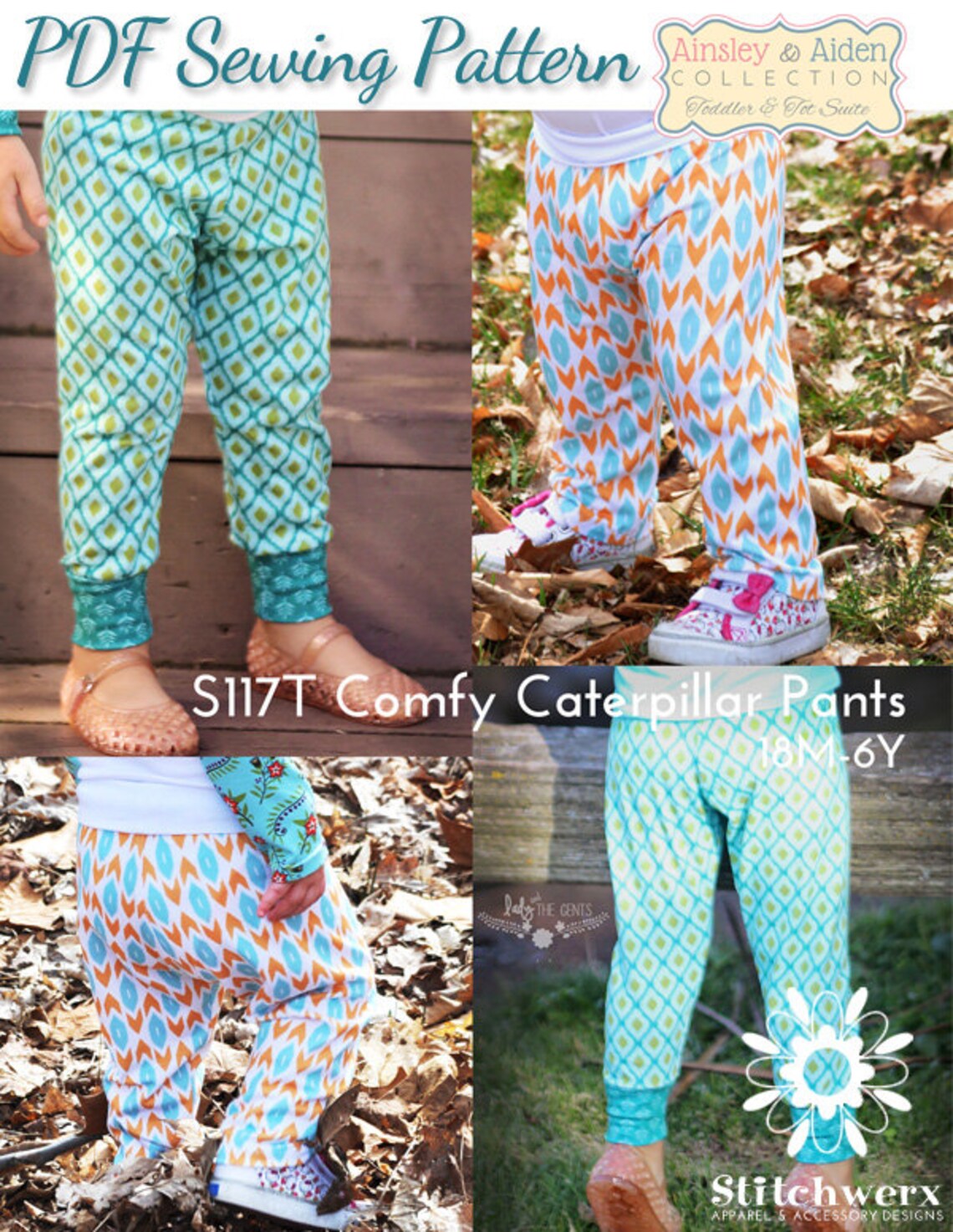 Toddler Child Knit Pants Sewing Pattern, Easy Toddler Clothes Sewing ...
