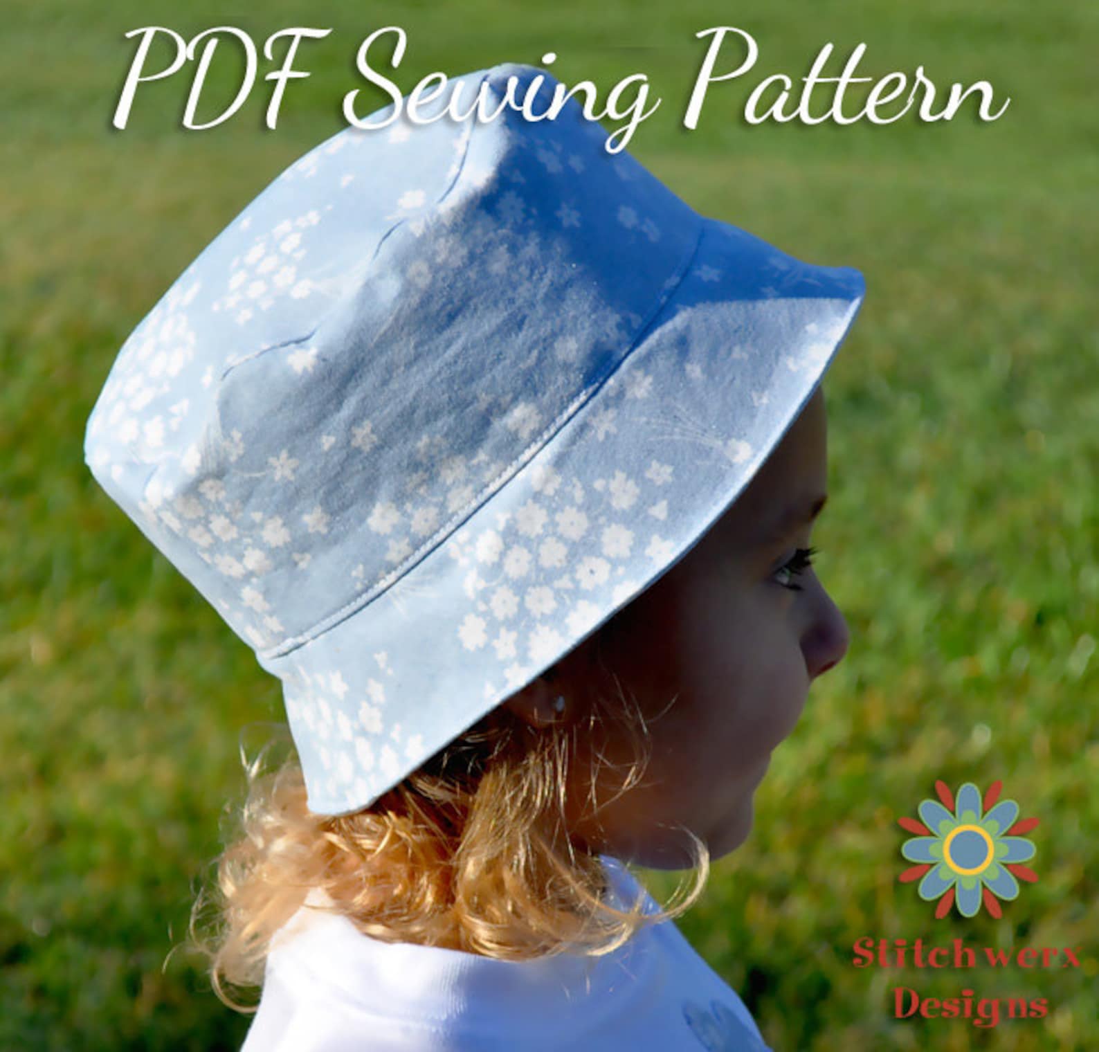 Bucket Hat PDF Sewing Pattern S107CHLD, Baby, Infant, Toddler, Child ...