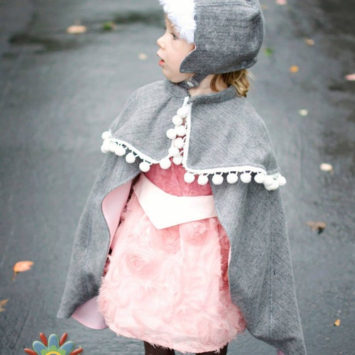 Girls Cape Pattern Sew Princess Cape PDF Sewing Pattern - Etsy