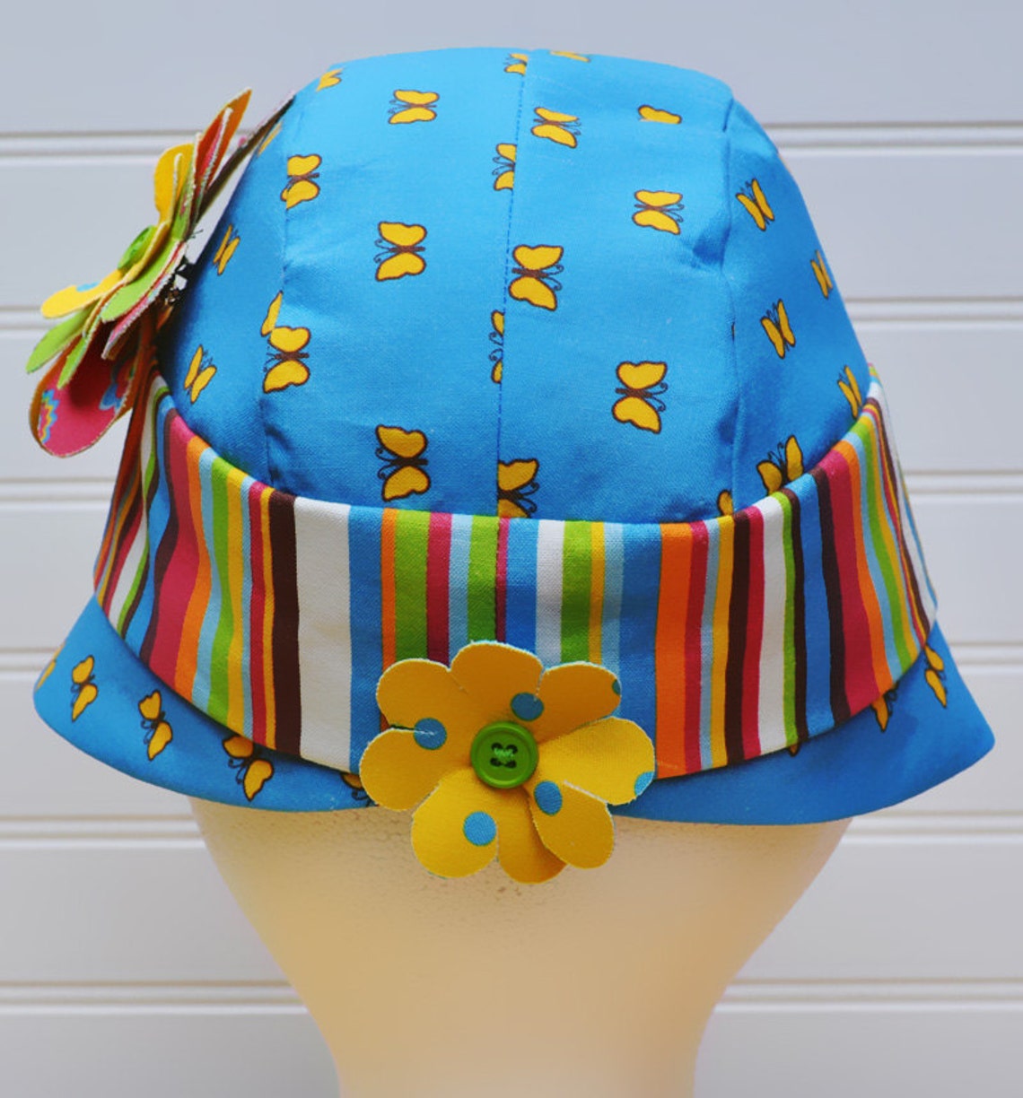 FLAPPER HAT PATTERN, Vintage Cloche Hat Sewing Pattern, Digital Hat ...