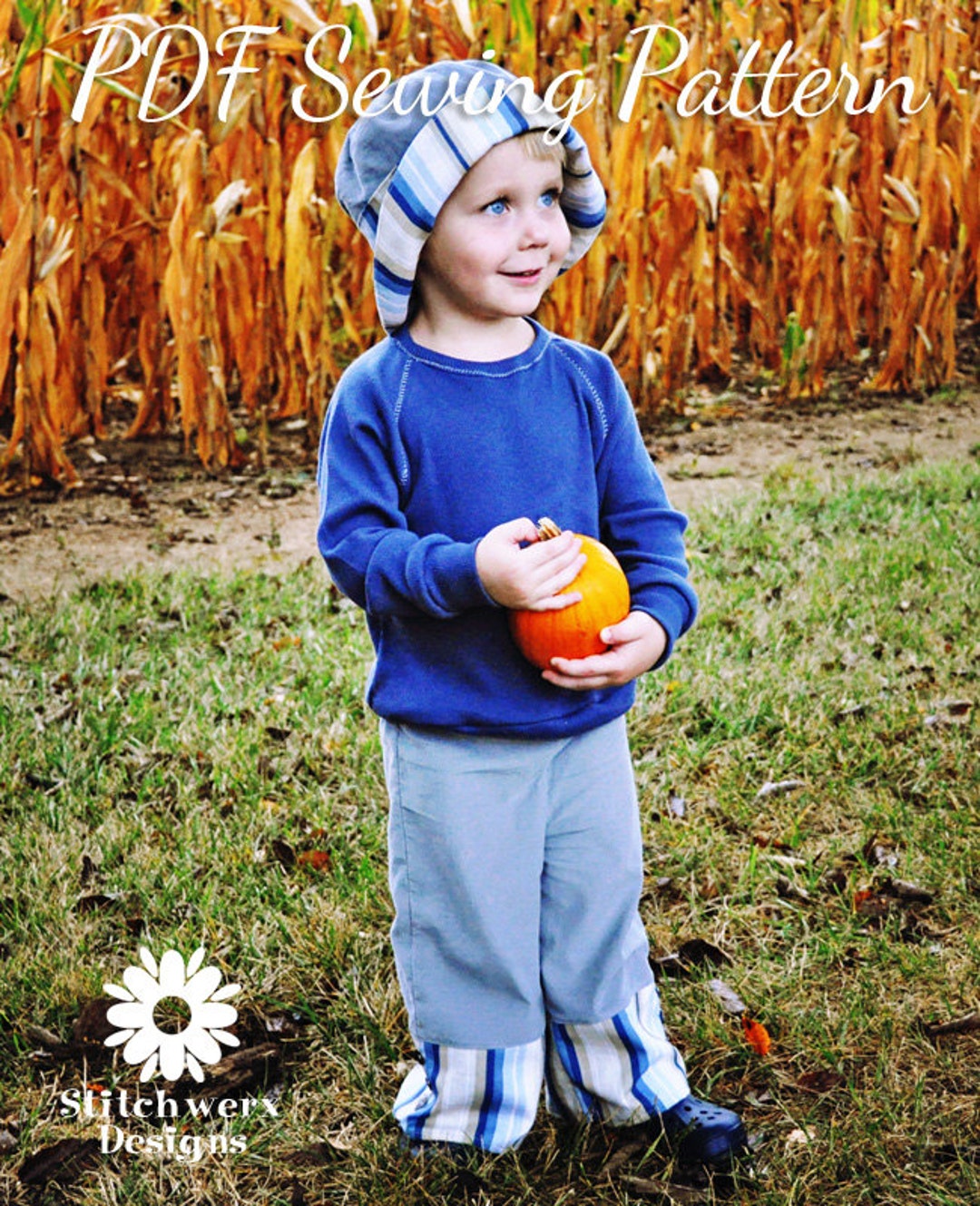 Unisex Pants Pattern, PDF Sewing Pattern, Easy Sewing Pattern, Boys ...
