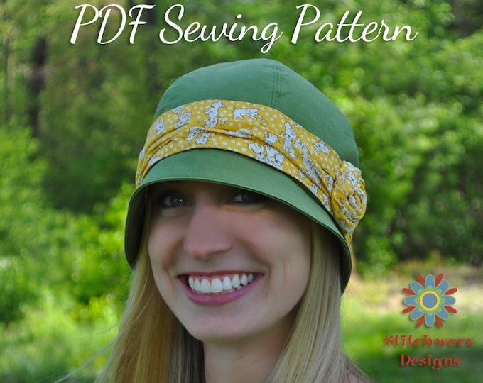 VINTAGE HAT PATTERN, Cloche Hat Pattern, Womens Hat Pattern, Flapper ...