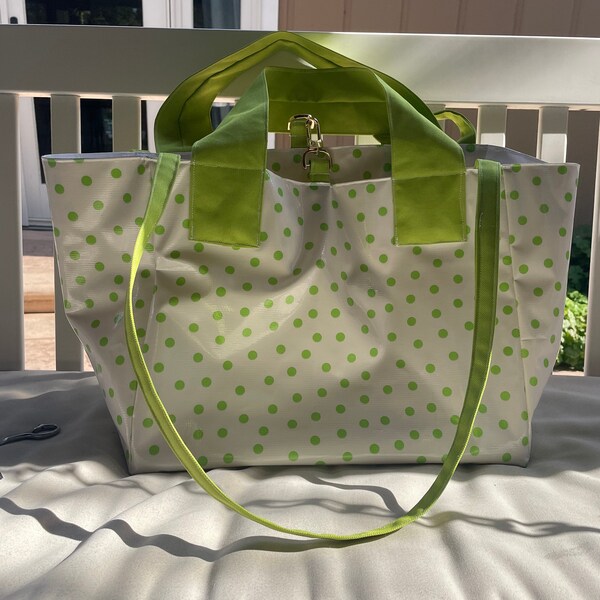 Oilcloth Tote Bag - Etsy