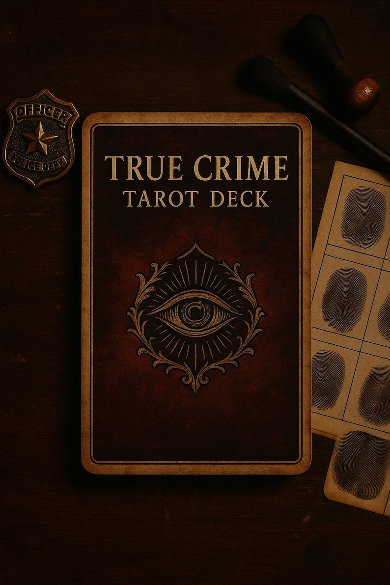 True Crime Tarot Cards Printable Deck | Gothic Digital Tarot PDF | Crime-themed Major Arcana for ...