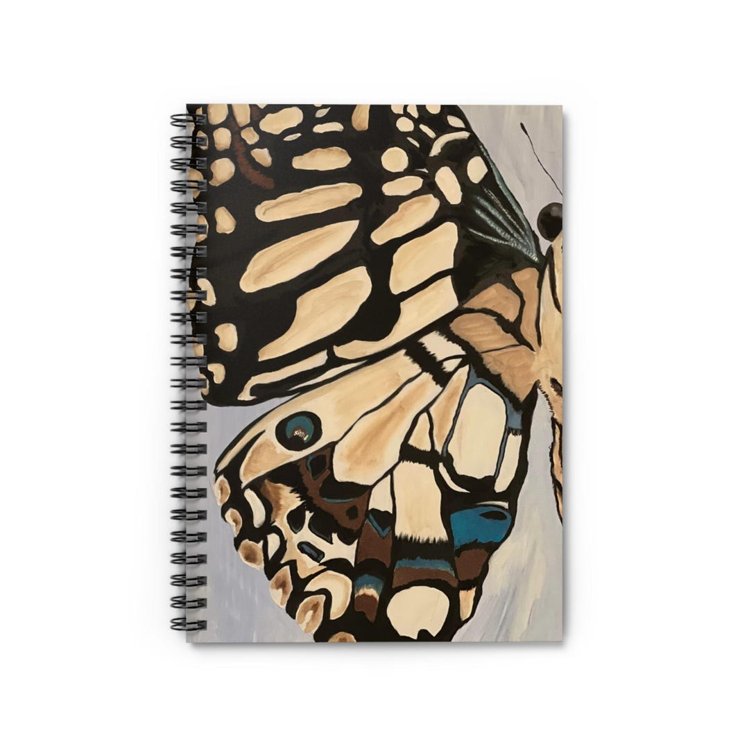 Butterfly Design Spiral Notebook - Perfect for Journaling, Writing, or ...