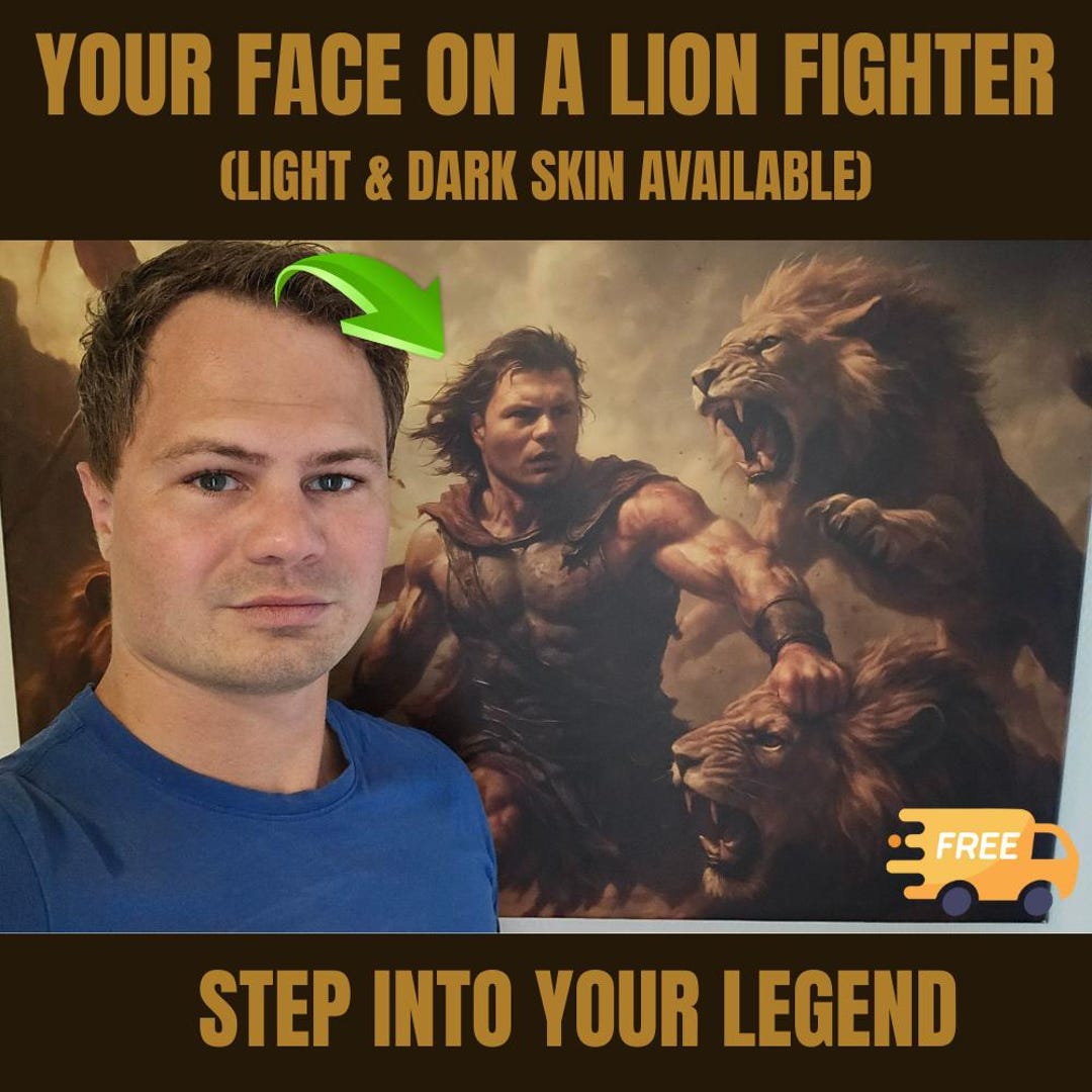 Custom Gladiator Canvas – Turn Photo Into Epic Roman Warrior ...