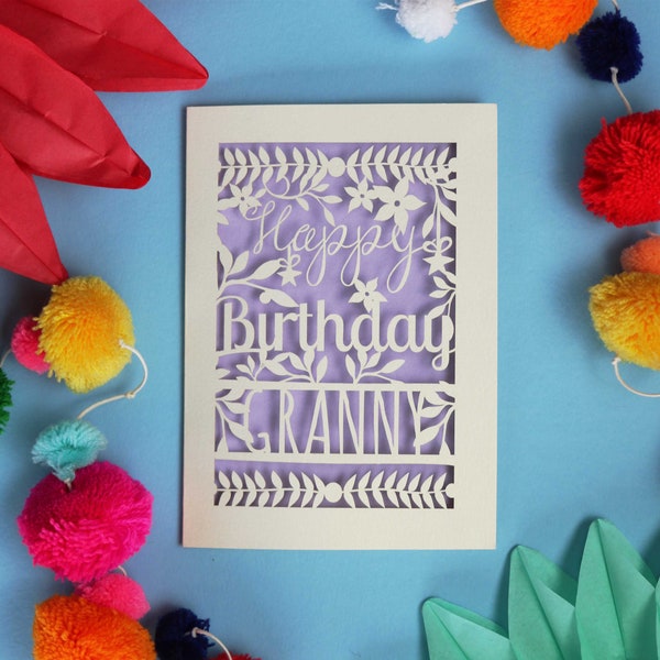 Papercut Cards - Etsy
