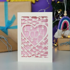 Papercut 2024 Happy New Year Card - Etsy