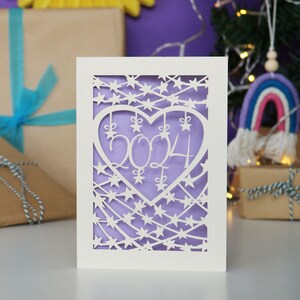 Papercut 2024 Happy New Year Card - Etsy