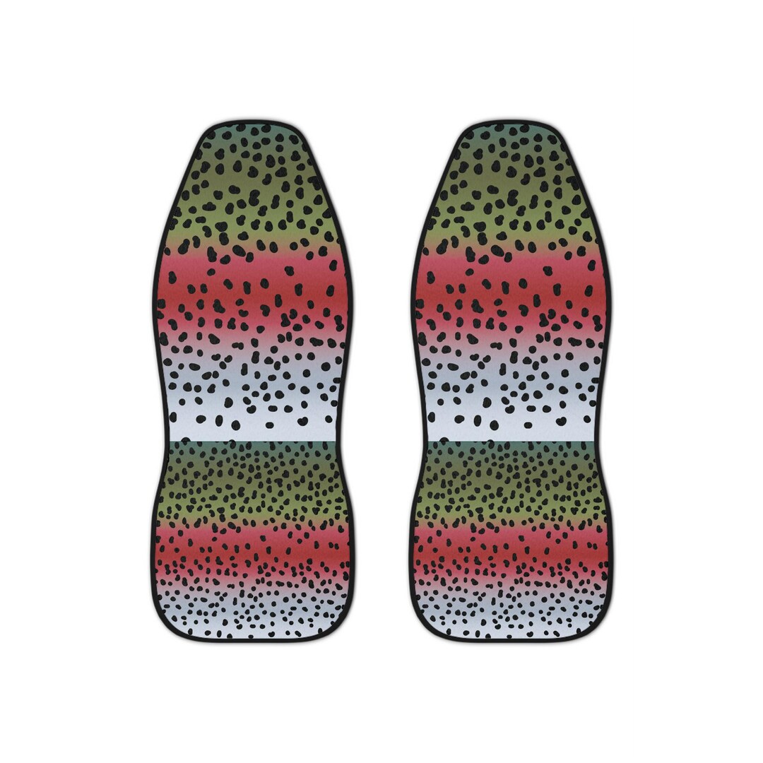 Rainbow Trout Skin Pattern Car Seat Covers - Automotive Accessories for ...