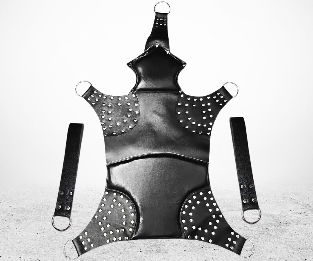 Strict Leather Bondage Sling | Heavy Duty BDSM Hammock With Stirrups ...