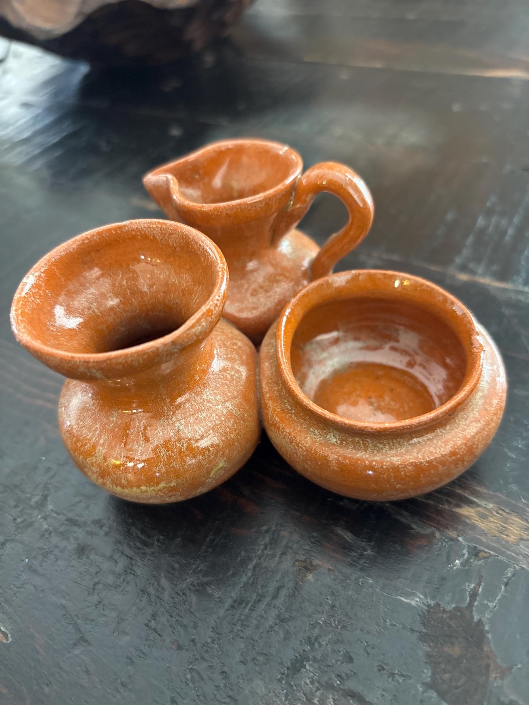 Vintage DORE Pottery Condiment Trio – Hand-made in Greenwood, B.C ...