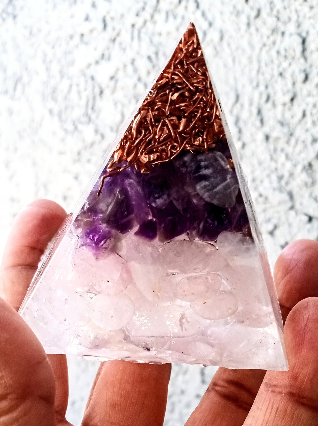 Gemstone Pyrimad Paper Weight - Etsy