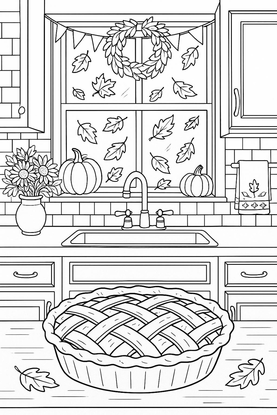 Fall Frenzy Coloring Book- PDF Pintable's for All Ages - Etsy