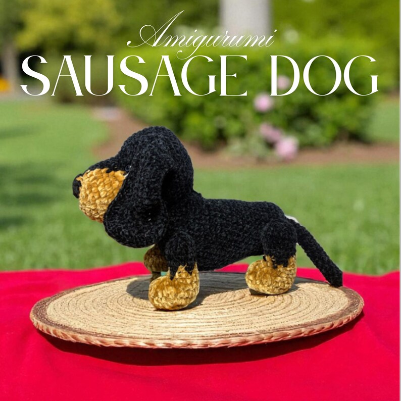 Crochet Dachshund Pattern | Amigurumi Sausage Dog Toy (PDF Pattern) - Etsy