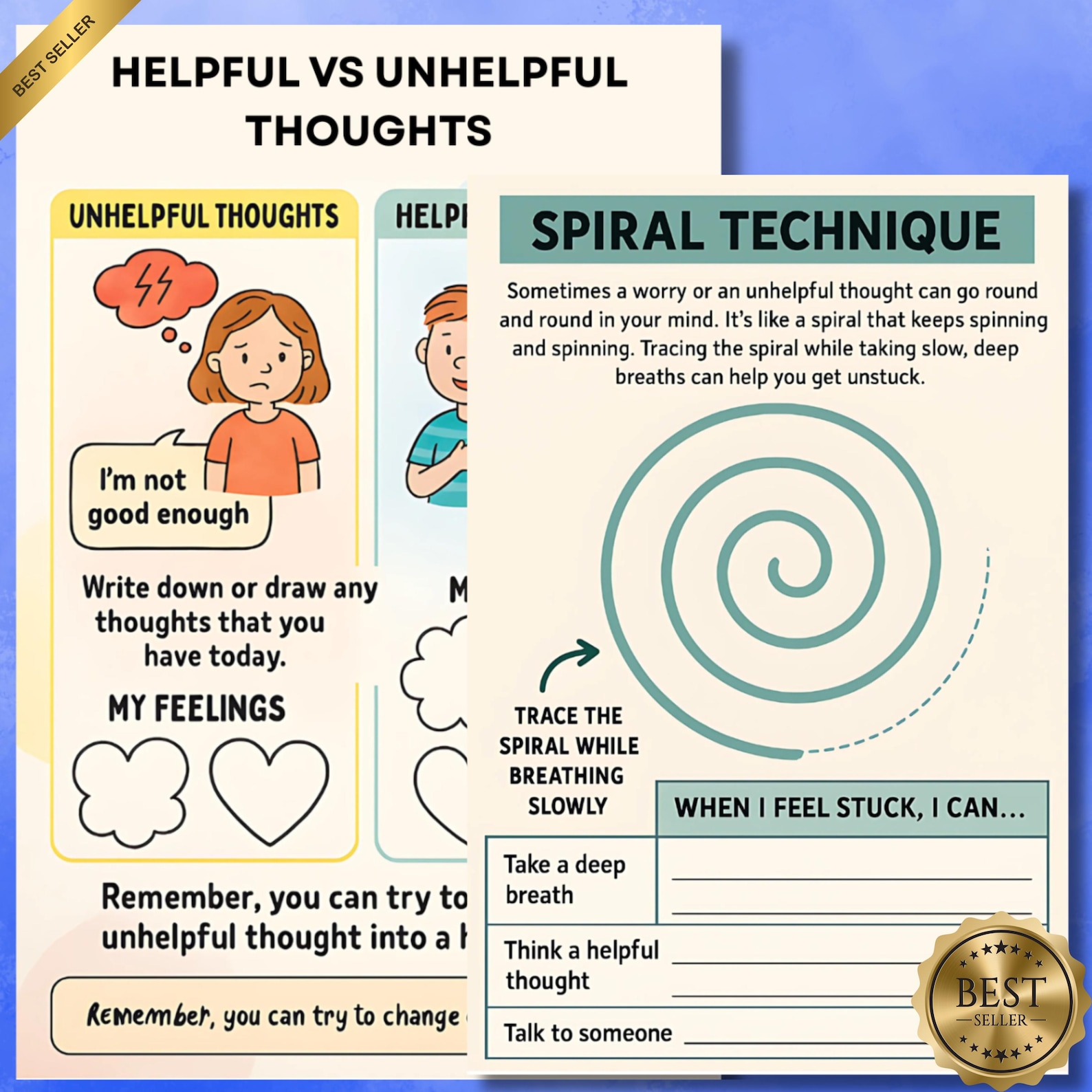EMDR Workbook for Kids | Printable Therapy Activities PDF & PNG ...