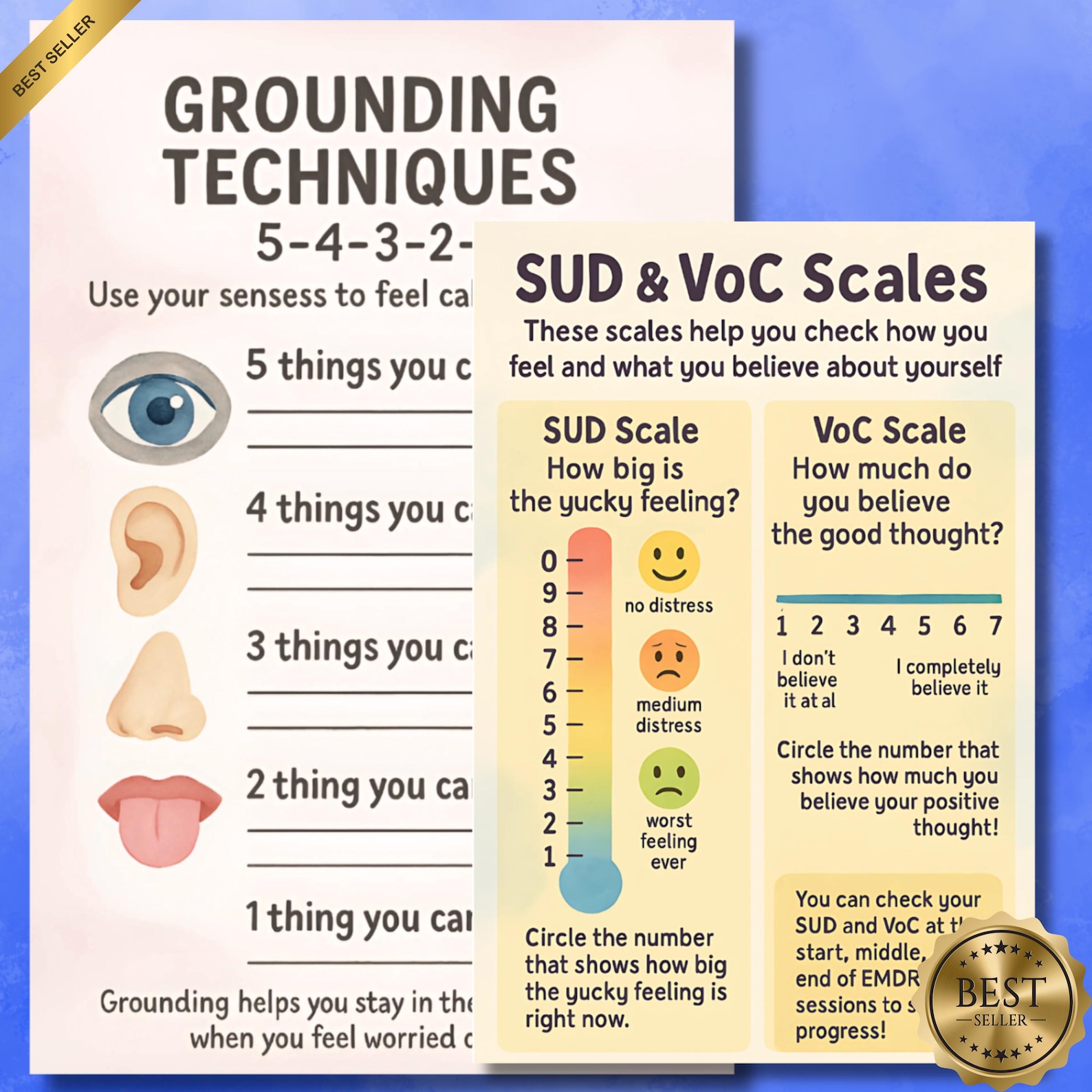 EMDR Workbook for Kids | Printable Therapy Activities PDF & PNG ...