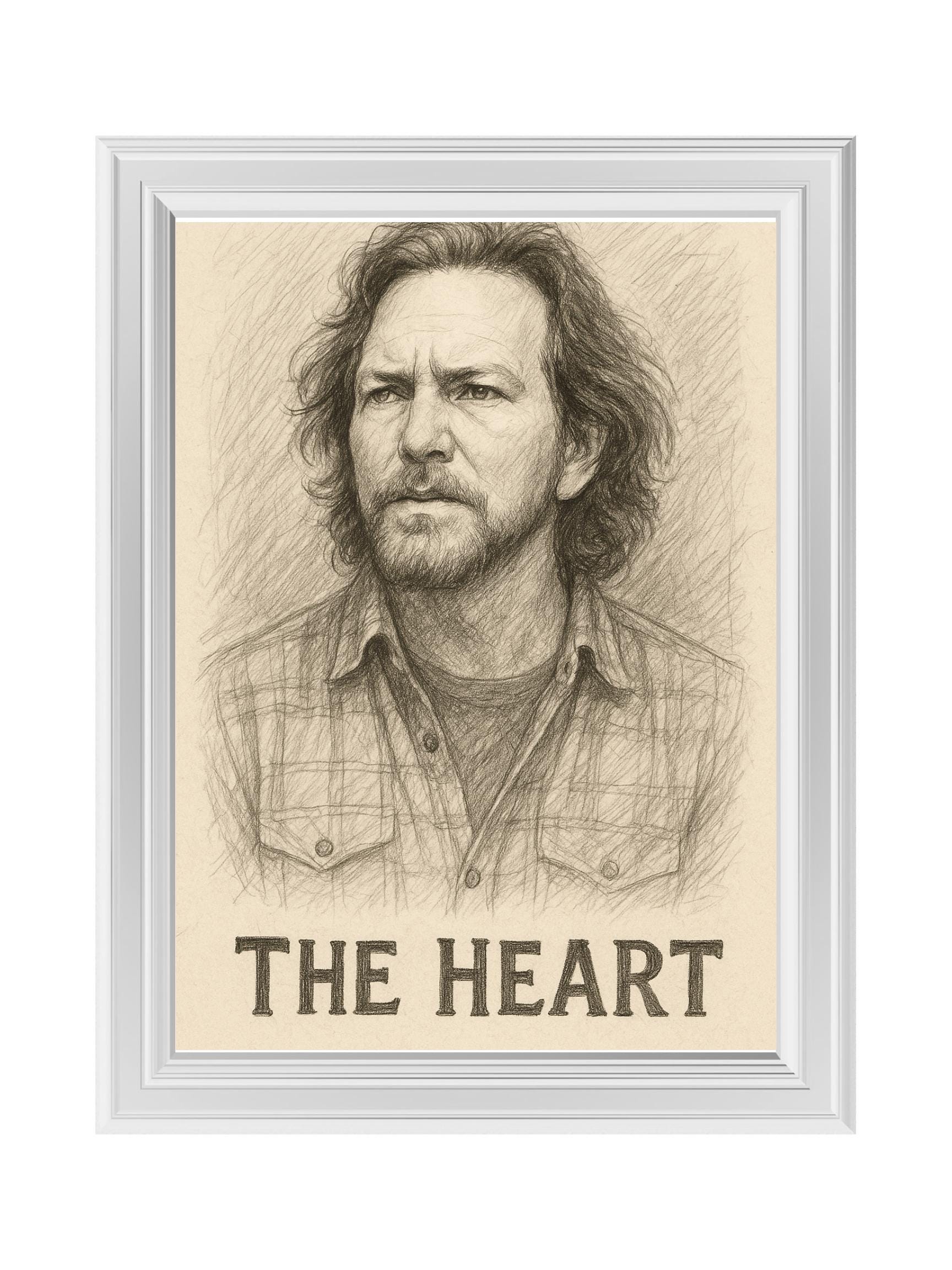 Grunge Rock Legends Digital Art • Cobain Vedder Staley Cornell • Pencil ...