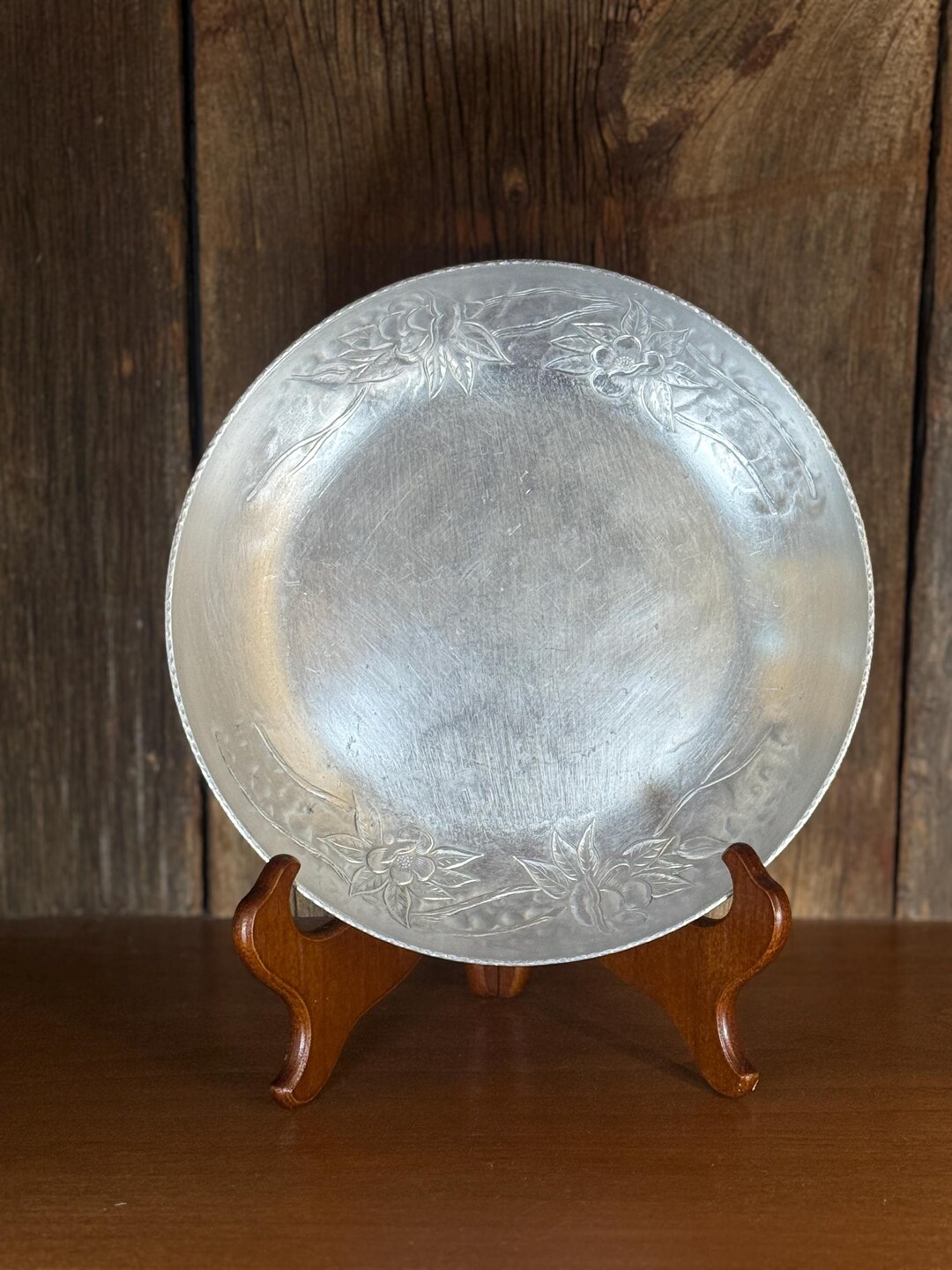 Vintage Everlast Forged Aluminum Daisy Bowl #5059, 1930s Floral Decor ...
