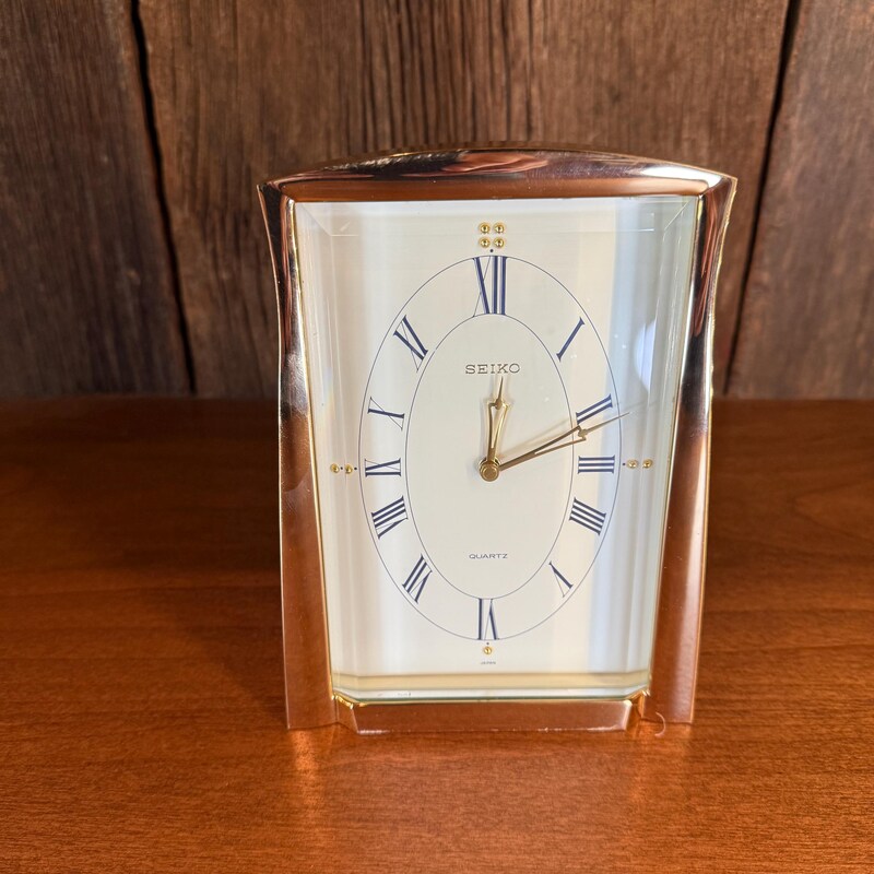 Seiko Desk Clock Gold - Etsy