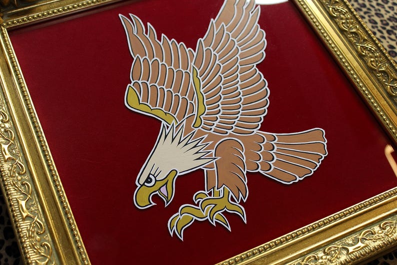 American Traditional Eagle - Etsy