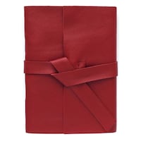 Personalized Refillable Leather Journal Cover, Red Travelers Notebook ...