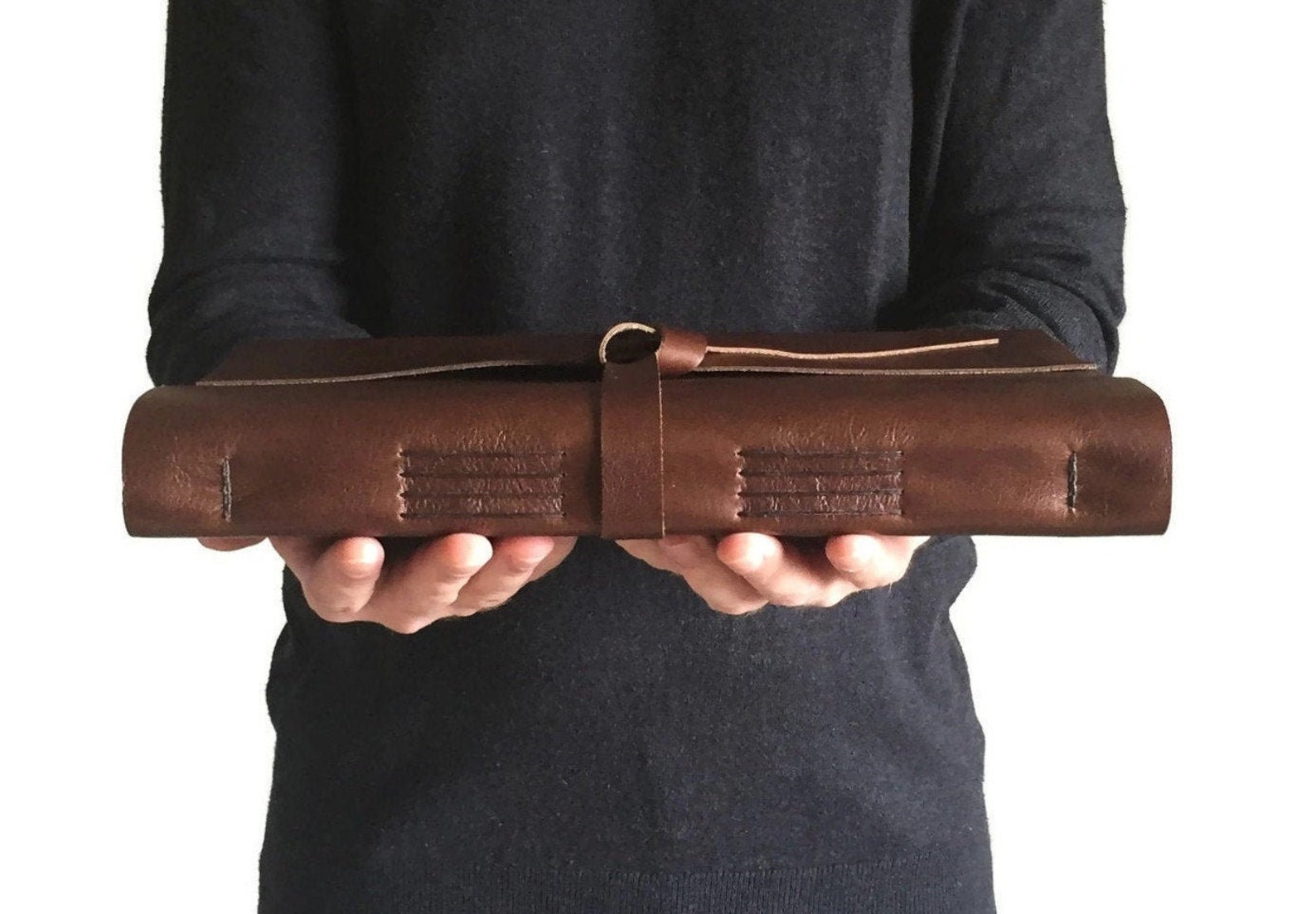 Large Leather Bound Book A4, Large Leather Sketchbook Personalized ...