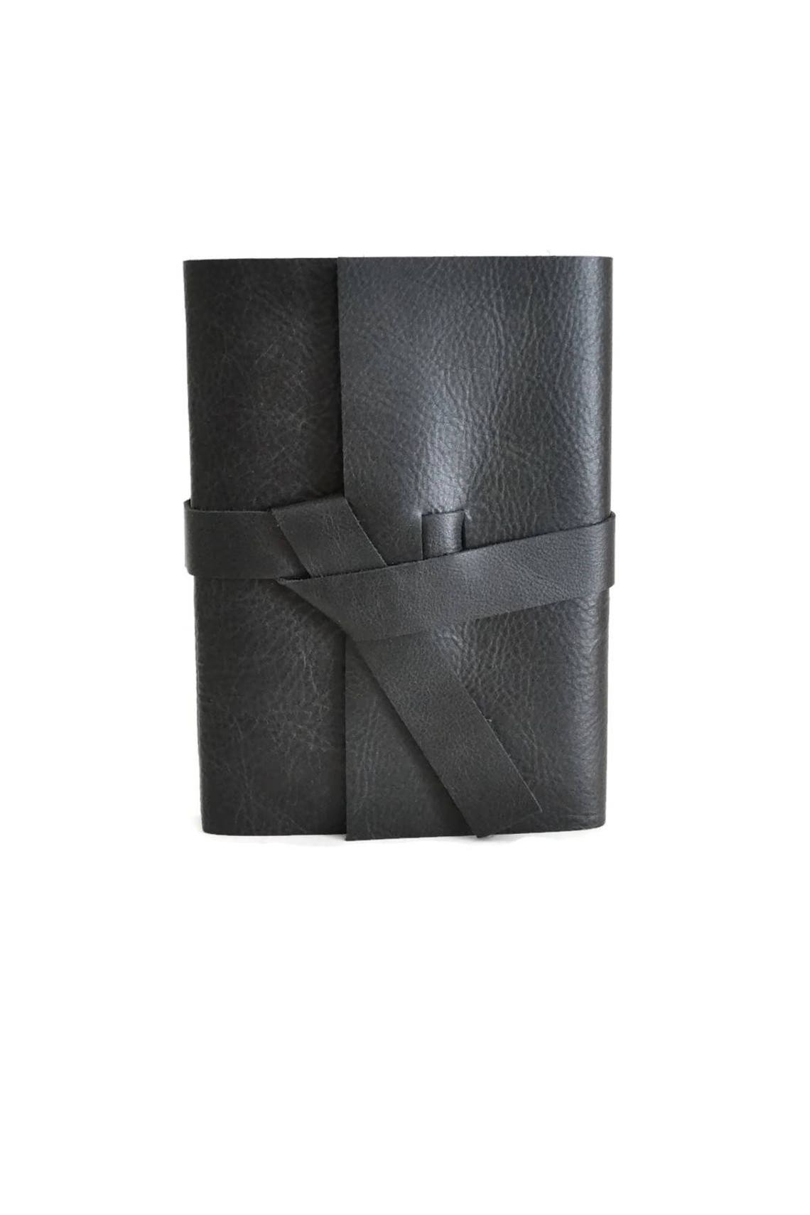 Lined Black Leather Journal Personalized Custom Mens Journal - Etsy