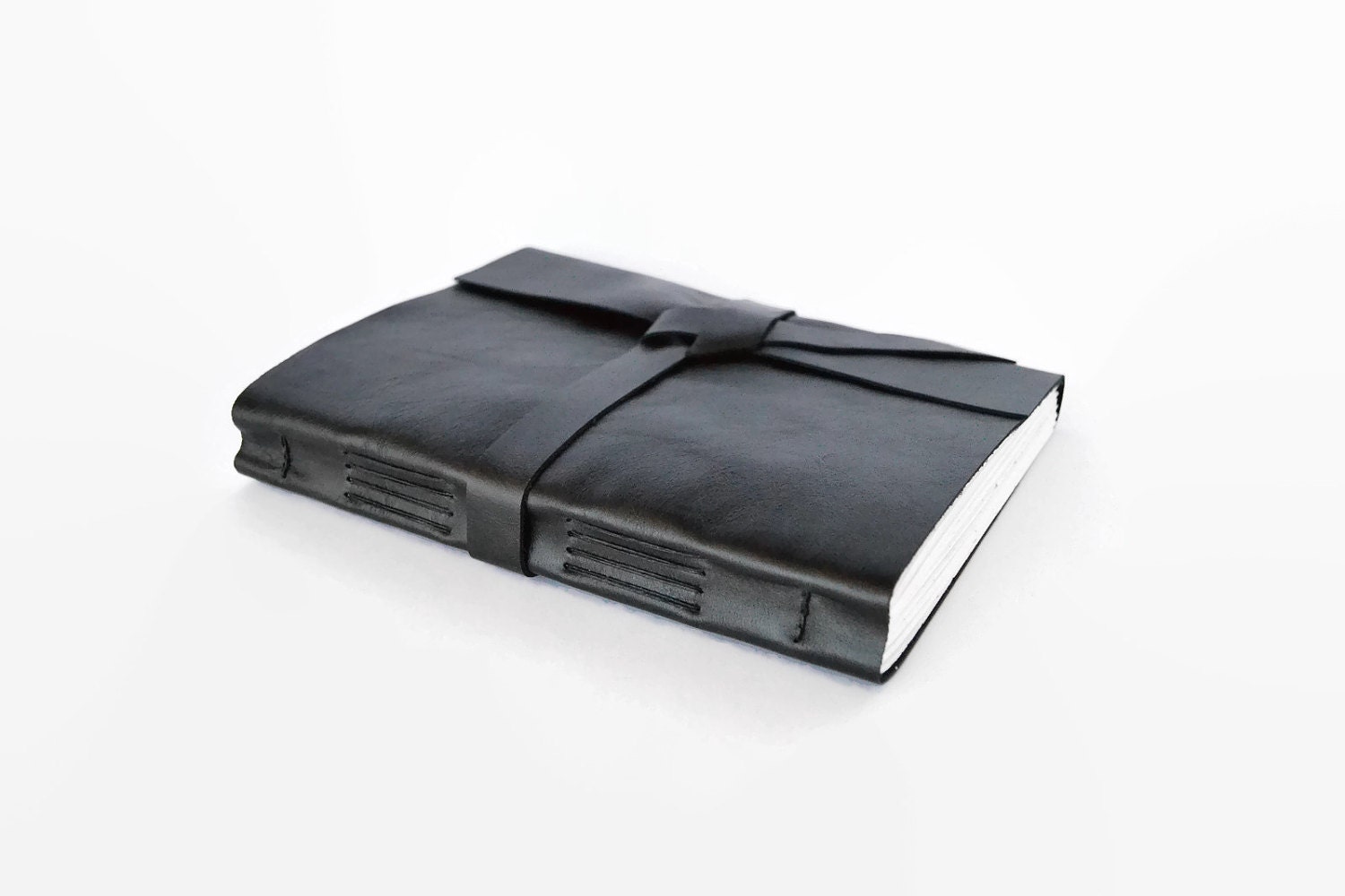 Black Leather Sketchbook Personalized, Large Sketchbook, Personalized ...