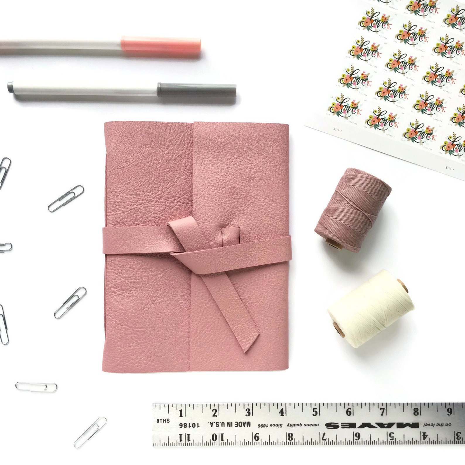 Pink Leather Journal, Personalized Mothers Day Gift for Mom From ...
