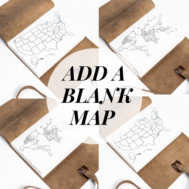Blank Map Making Book - Etsy UK