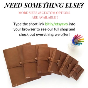 Large Leather Bound Book A4, Large Leather Sketchbook Personalized ...