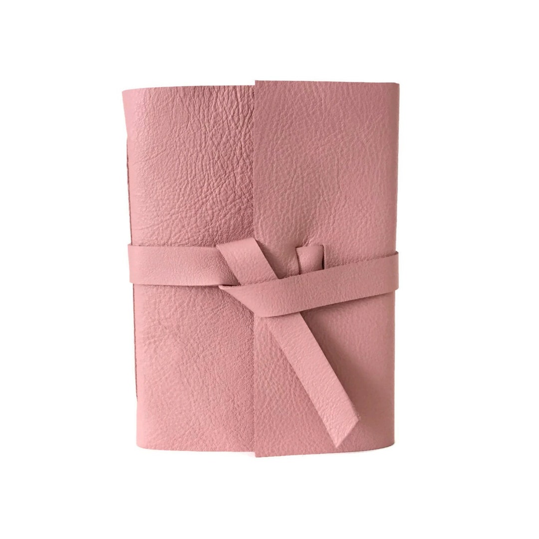Blush Pink Leather Journal, Notebook, Sketchbook or Diary, Pregnancy ...