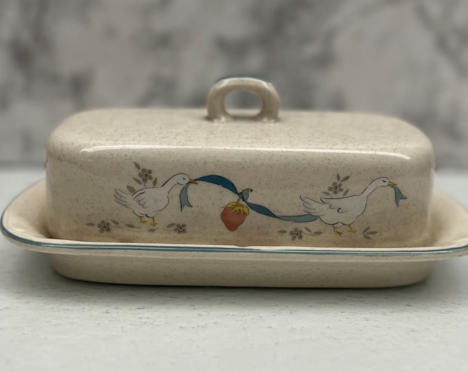 Vintage International China Marmalade Geese Butter Dish - Made in Japan ...
