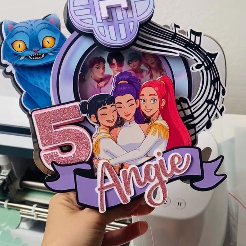 Kpop demon hunters party decor - Etsy México