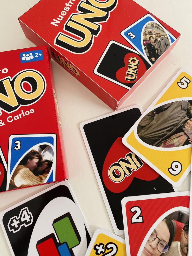 UNO Game (love and Friendship) Editable in Canva (can Be Cut by Hand or ...