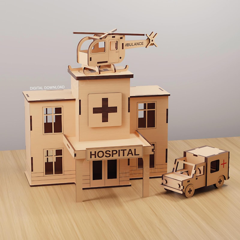 Miniature Hospital Toys - Etsy