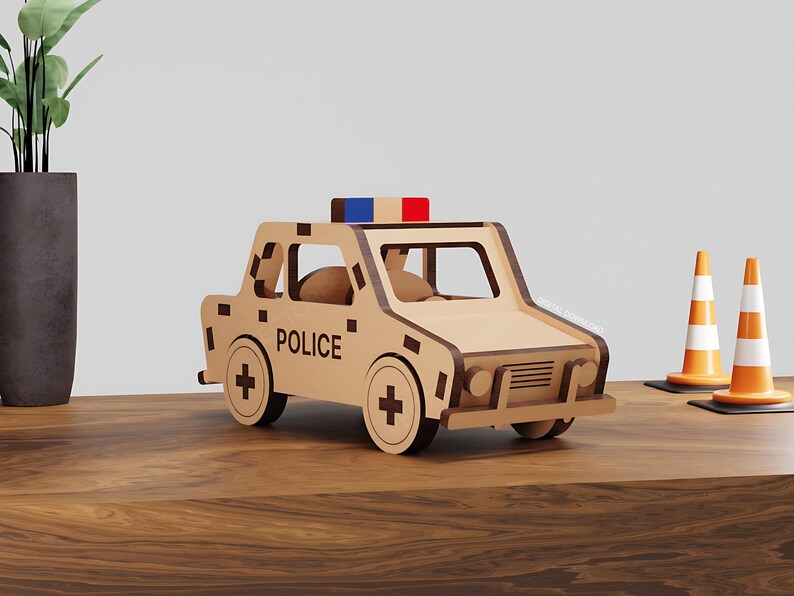 Police Station Bundle – Laser Cut File | Police Car & Station SVG ...