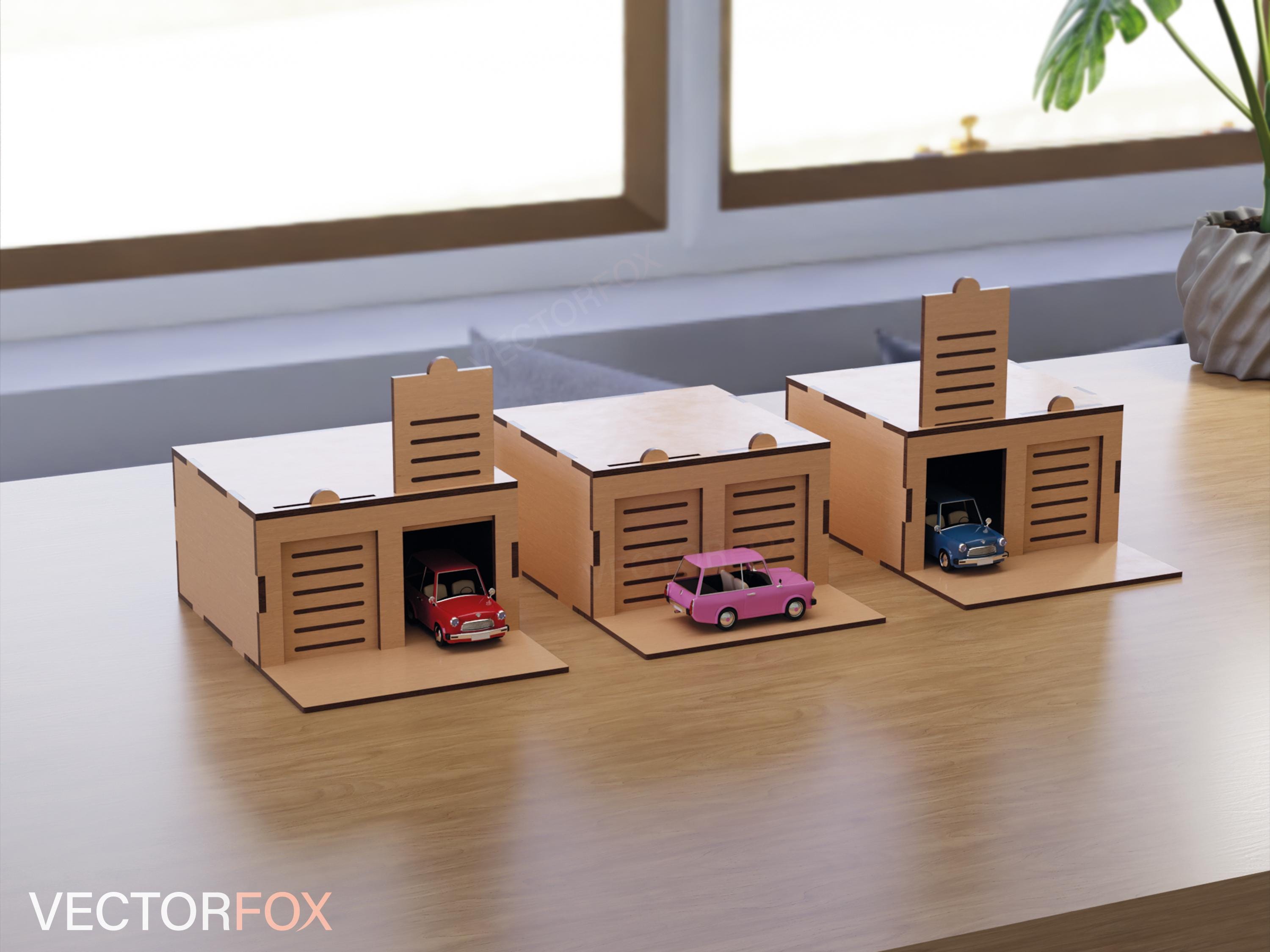 Modular Toy Car Garage SVG | Laser Cut File for Toy Car Storage ...