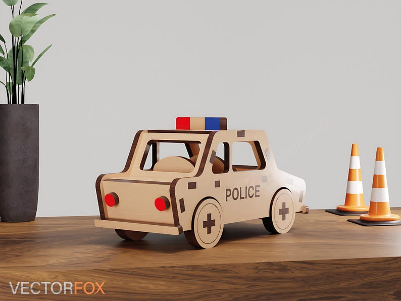 Police Station Bundle – Laser Cut File | Police Car & Station SVG ...
