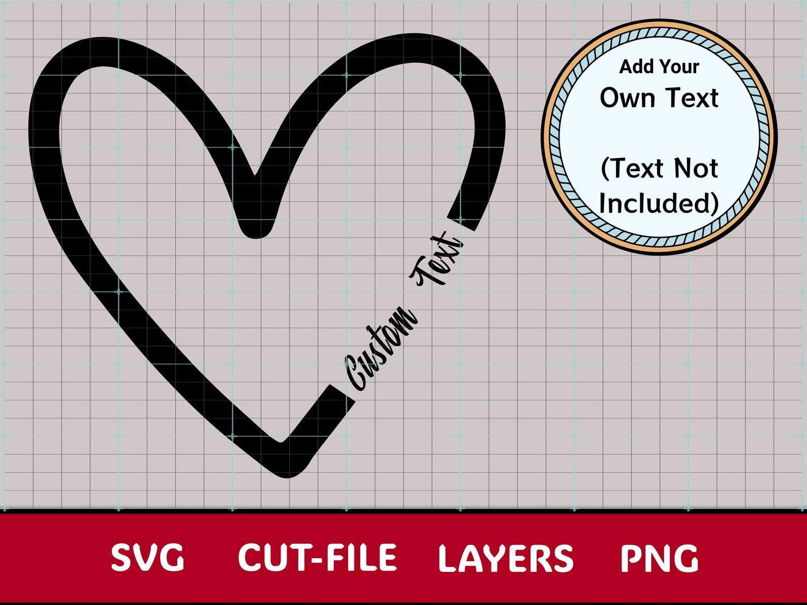 Hand-drawn Heart SVG Collection – Doodle & Open Heart Cut Files (DIY ...