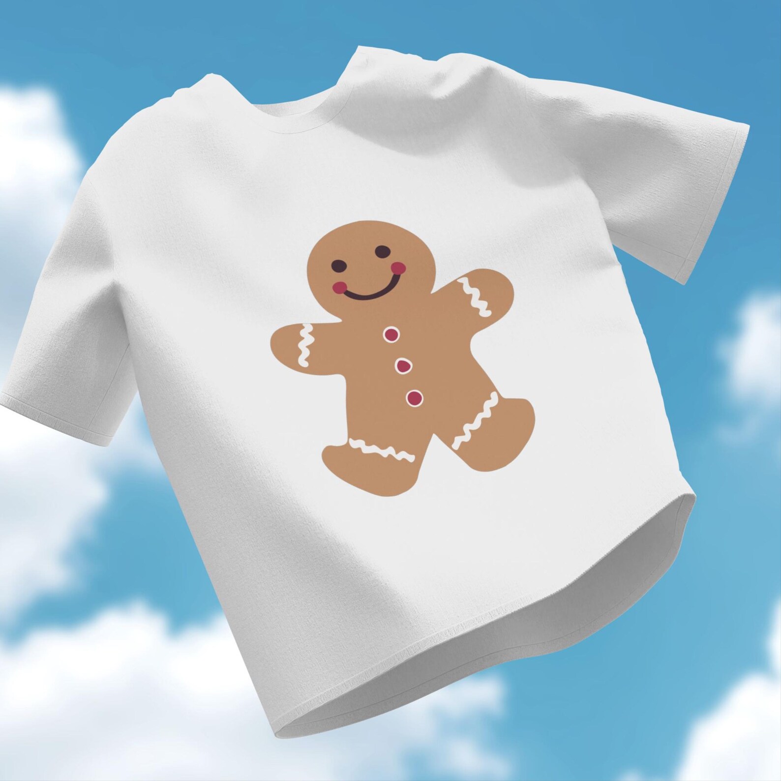 Gingerbread Man SVG Bundle: 4 Christmas Cookie Cut Files (digital ...