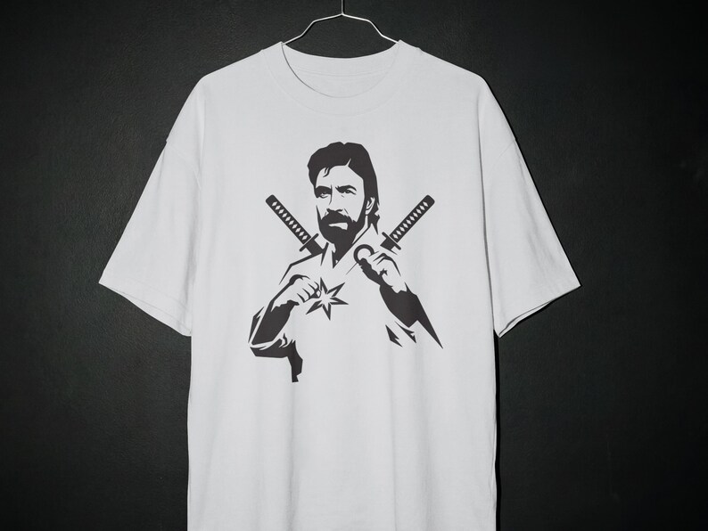 Pakiet Chuck Norris SVG | 8 plików do wycinania sylwetek sztuk walki ...