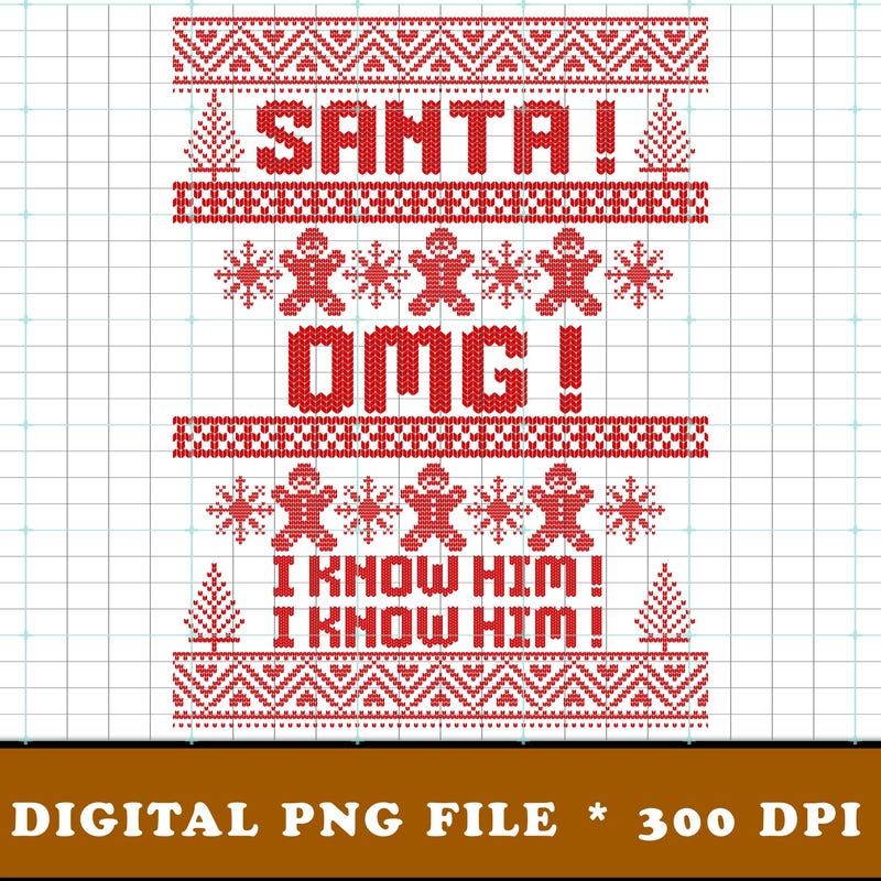 Elf Omg Christmas Sweater - Etsy