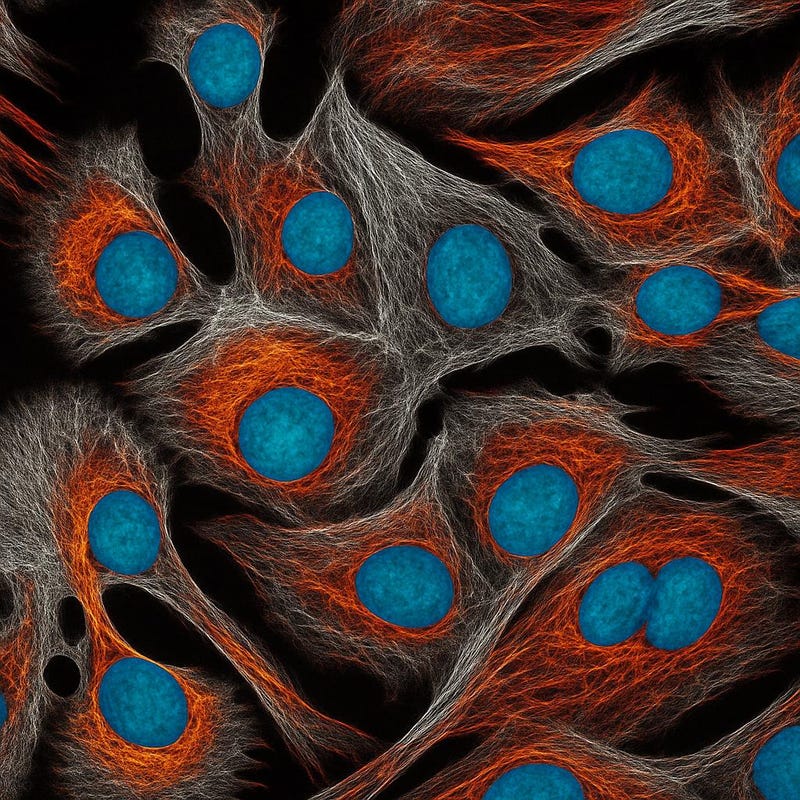 Human Cell Art - Etsy